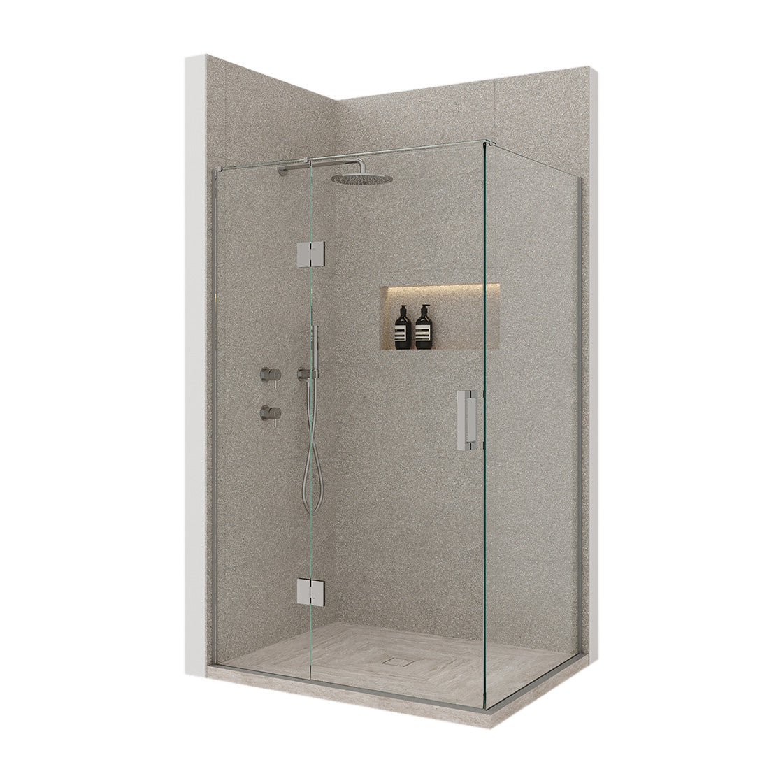 ATLANTIS ELITE EASY TILE SPLASH 1200X900 LEFT HAND SHOWER KIT – Elite ...