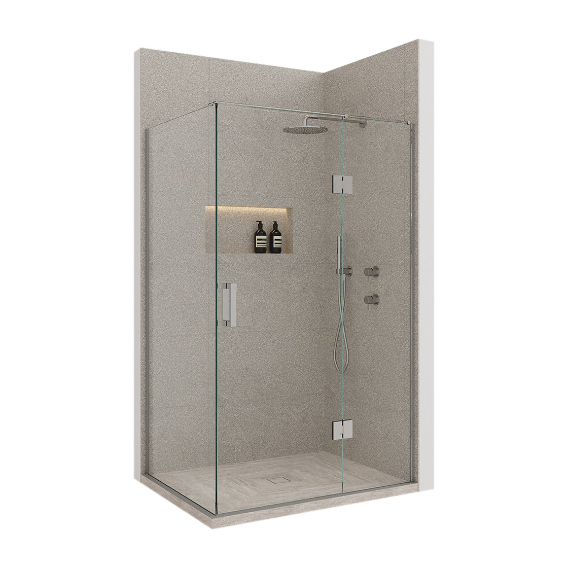 ATLANTIS ELITE EASY TILE ENCAPSULATOR 1200X900 RH SHOWER KIT - 2 SIDED ...