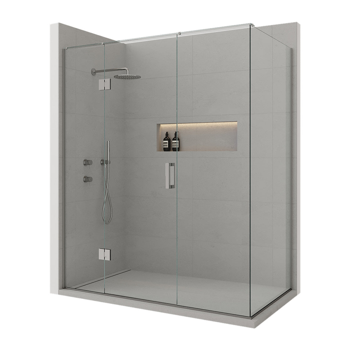 ATLANTIS LINEA QUATTRO RICHMOND 1800X1000 TILED SHOWER KIT – Elite ...