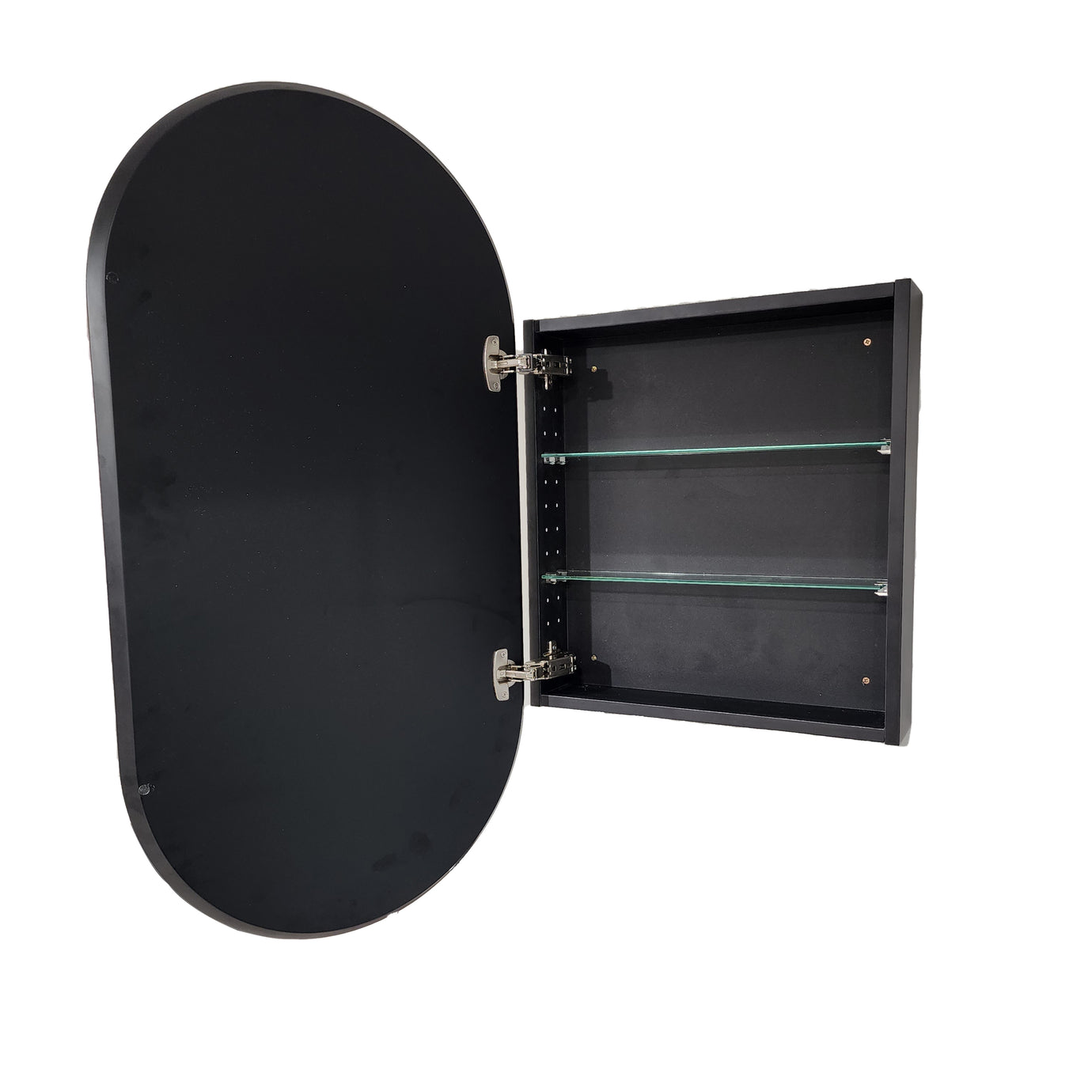 CODE NEO OVAL INSET MIRROR CABINET 500 X 950MM - 2 COLOURS – Elite ...