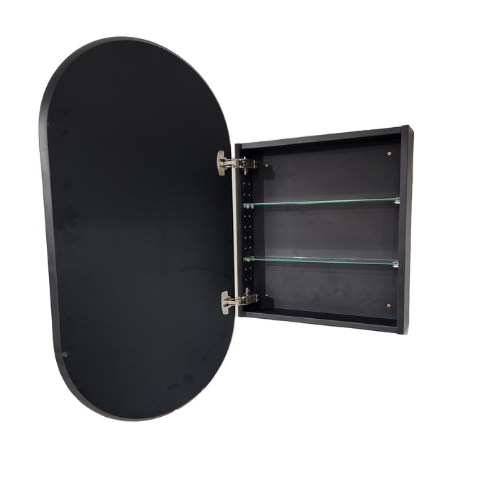 CODE NEO OVAL INSET MIRROR CABINET 500 X 950MM - 2 COLOURS – Elite ...