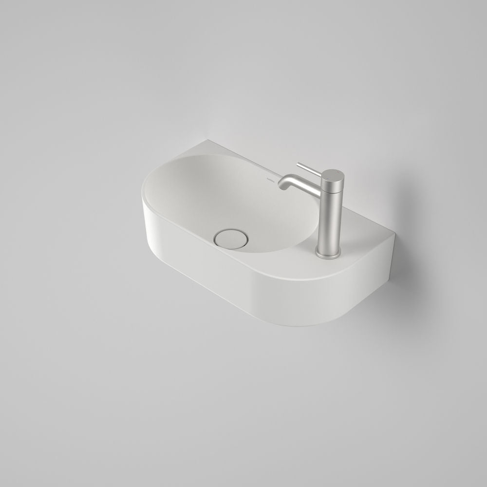 CAROMA LIANO II HAND WALL BASIN (1 TAP HOLE) - 3 COLOURS – Elite ...
