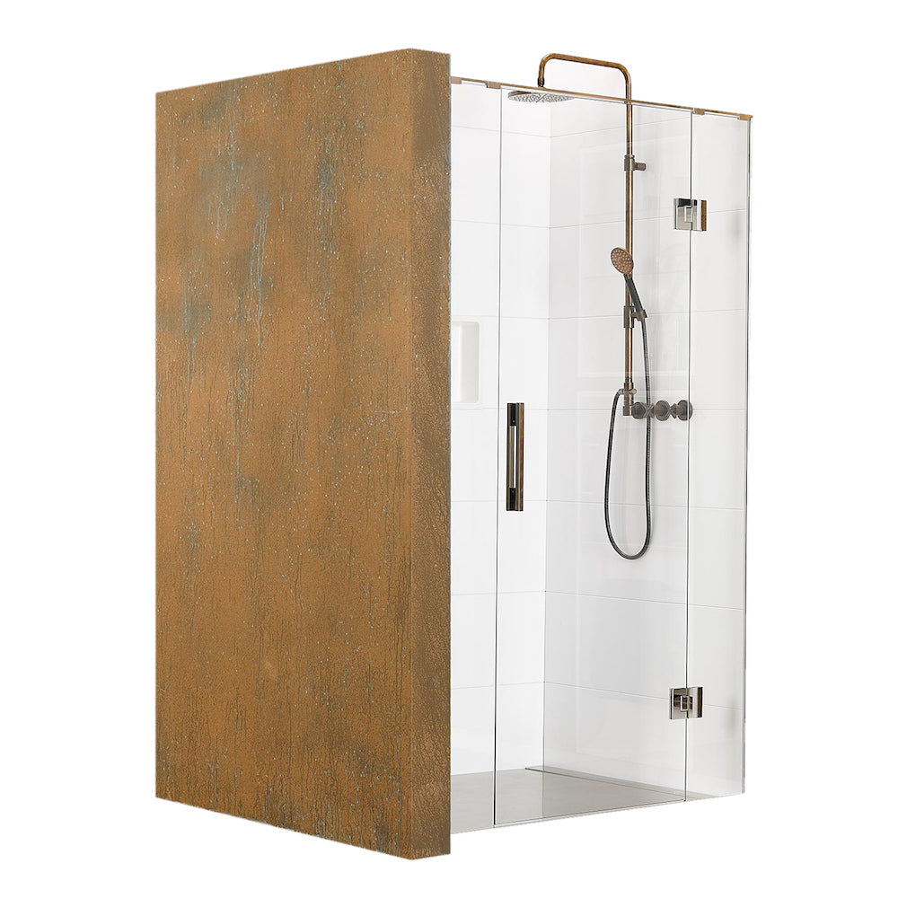 ATLANTIS LINEA QUATTRO SEATTLE 1800X1000 TILED SHOWER KIT - 3 SIDED ...